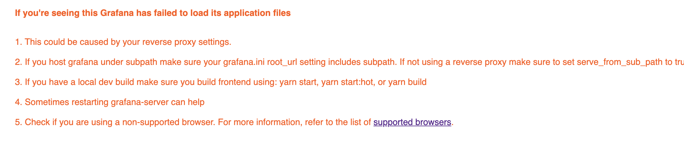 Proxy Error While Building The Front End · Issue 18254 · Grafanagrafana · Github 