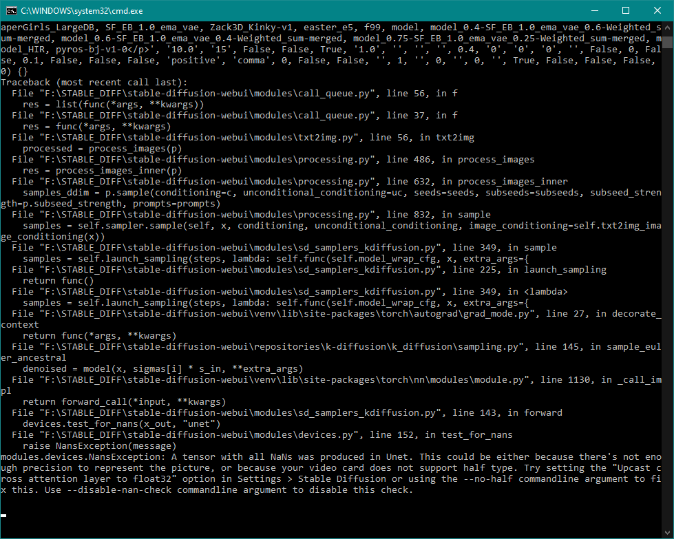 Training gives no errors but also no difference. · Issue #282 ...