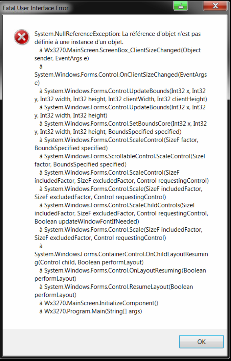 Fatal User Interface Error · Issue #5 · pmattes/Wx3270-New · GitHub