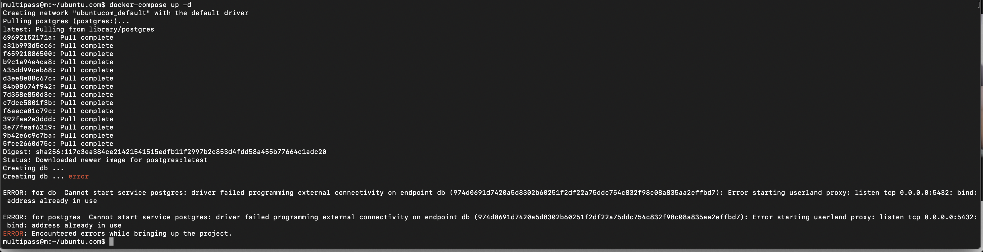 hacking.md instructions do not work in multipass · Issue #8068 · canonical/ubuntu.com · GitHub