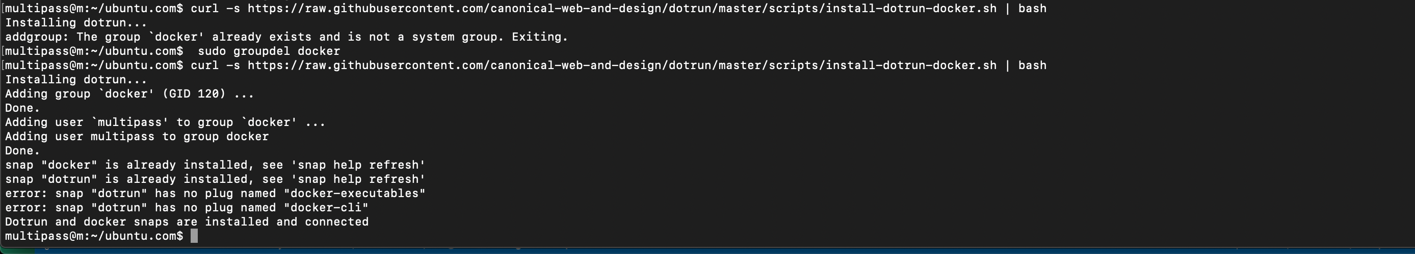 hacking.md instructions do not work in multipass · Issue #8068 · canonical/ubuntu.com · GitHub