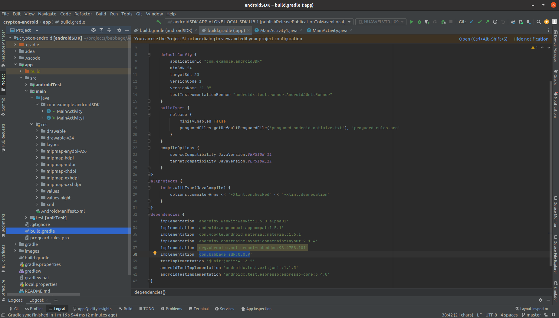 GitHub - p2ppsr/babbage-sdk-android: Build Babbage Android apps in Android Studio