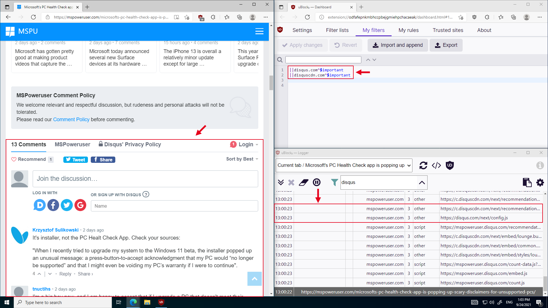Regression with `important` filter option · Issue #1732 · uBlockOrigin/uBlock-issues · GitHub