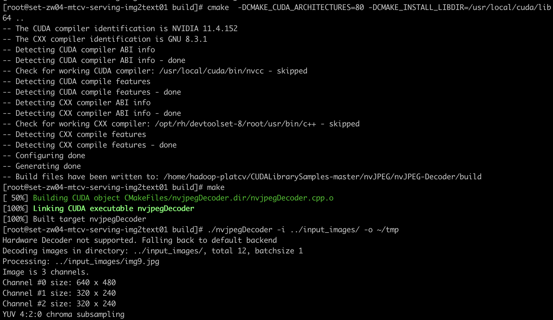 A100 cuda11.4 "Hardware Decoder not supported" · Issue #104 · NVIDIA/CUDALibrarySamples · GitHub