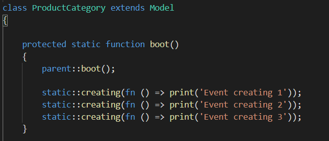Multiple events in Eloquent model registered but not fired · Issue #37500 · laravel/framework ...
