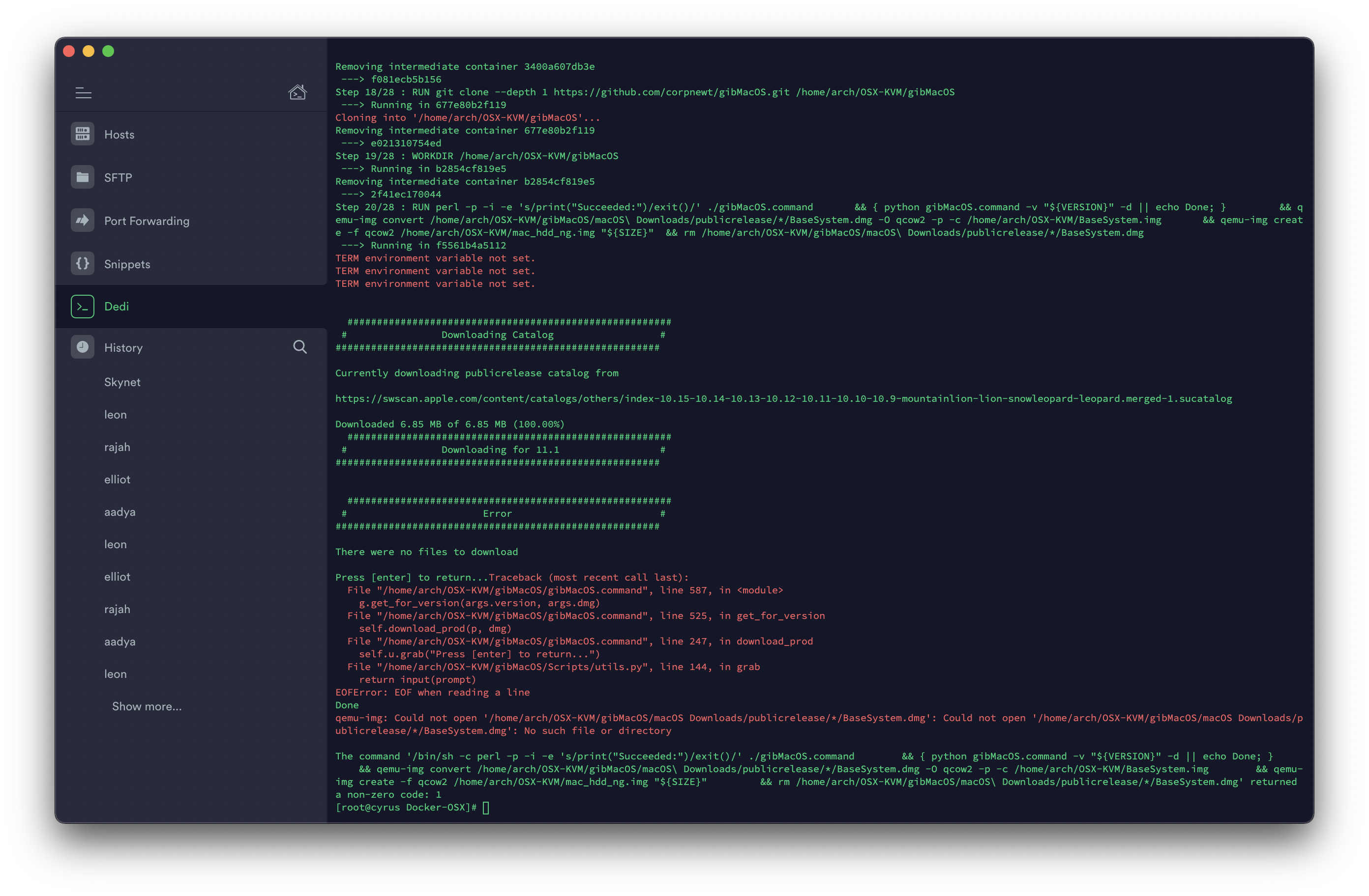 Does it support macOS Big Sur 11.0.1 ? · Issue #109 · sickcodes/Docker-OSX · GitHub