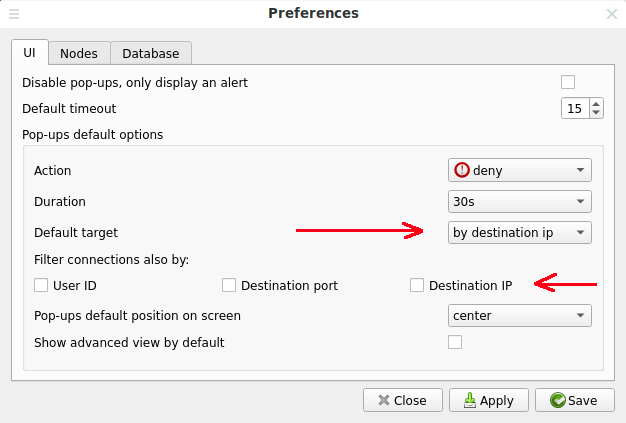 [feature request] Default rules to "destination IP" instead of just everything · Issue #396 ...