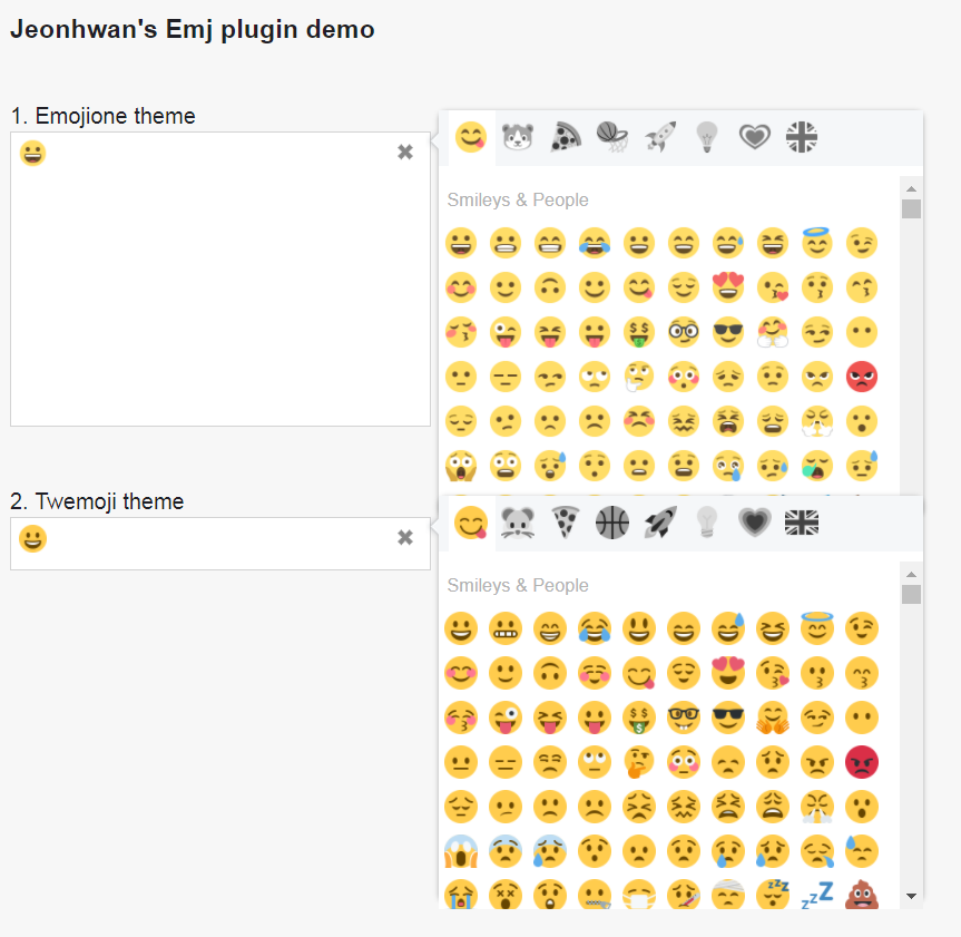 GitHub - tiger154/emj: Emj is a jQuery lib for emoji.