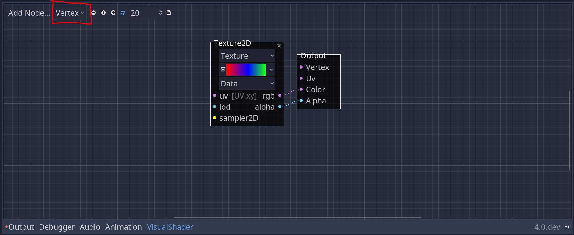 Visualshader Use Only Two Colors Of Gradient · Issue 38354 · Godotenginegodot · Github 