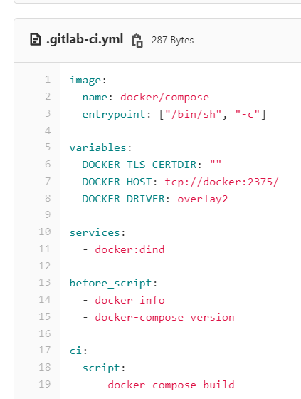 GitLab CI/CD - Couldn't connect to docker daemon · Issue #20 · tiangolo/docker-with-compose · GitHub