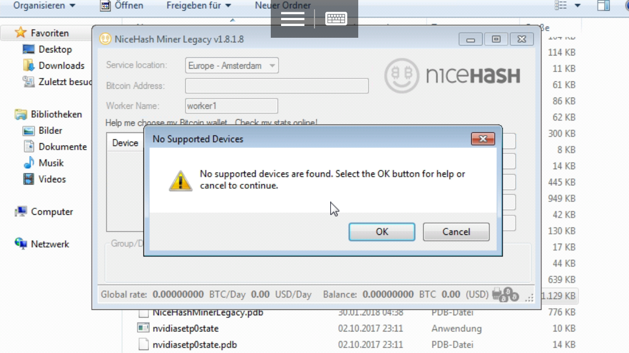 No supported device found · Issue #977 · nicehash/NiceHashMiner · GitHub