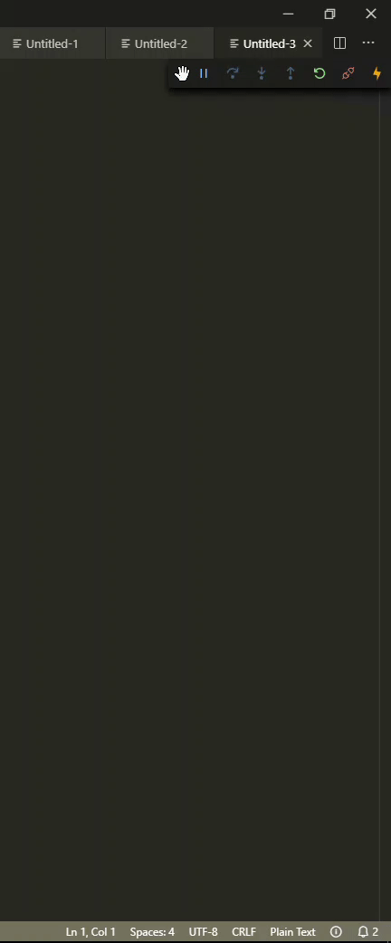 Debug toolbar position resetting · Issue #84810 · microsoft/vscode · GitHub
