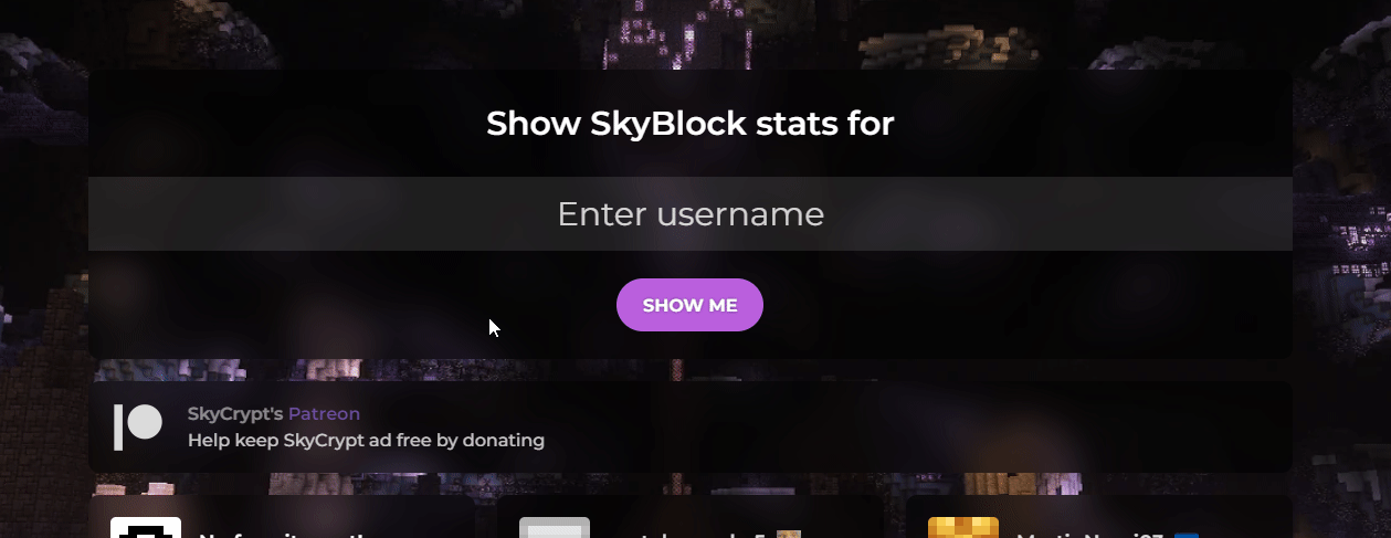 Small css thing · Issue #1257 · SkyCryptWebsite/SkyCrypt · GitHub