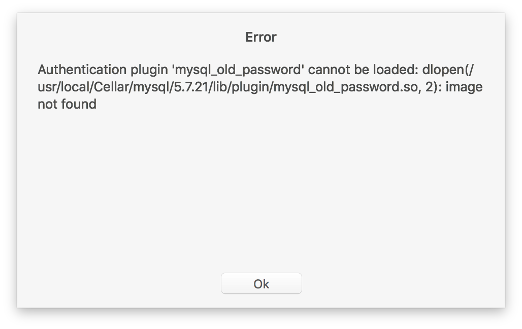 "Old" MySQL passwords not supported · Issue #314 · TablePlus/TablePlus · GitHub