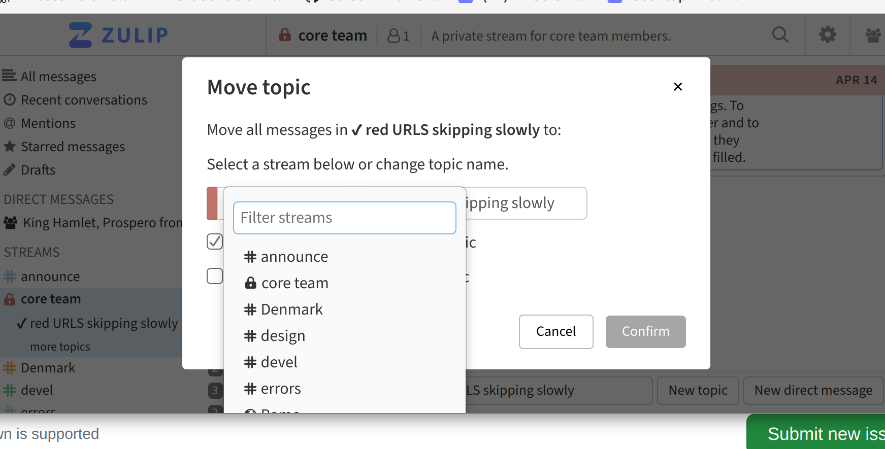 Fix Handling Of New Compose Box Stream Input In Low Height Screens · Issue 25217 · Zulip Zulip