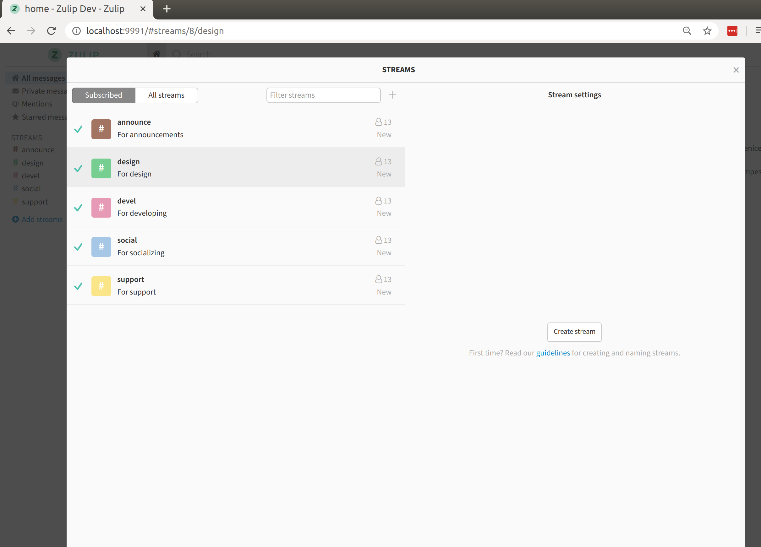 Fix Reloading Browser Window In Stream Edit Ui · Issue 13756 · Zulip Zulip · Github
