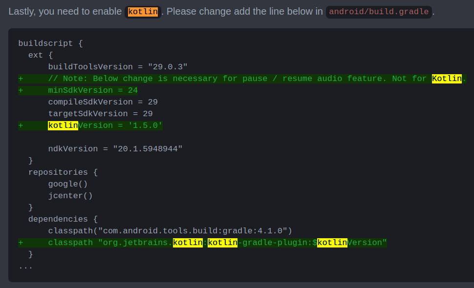 A Problem Occurred Evaluating Project React Native Audio Recorder Player · Issue 345