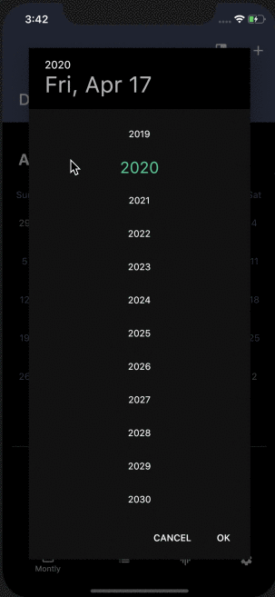 Changing of Year · Issue #212 · hyochan/flutter_calendar_carousel · GitHub Changing of Year · Issue #212 · hyochan/flutter_calendar_carousel · GitHub