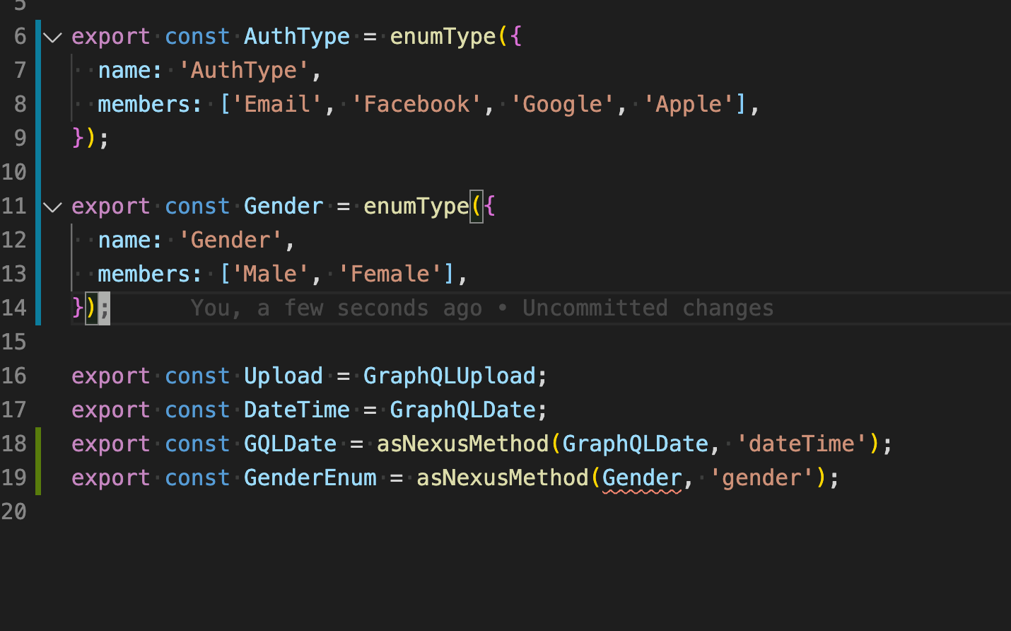How to make an enumType to nexus method as in scalarType? · Issue #445 ...