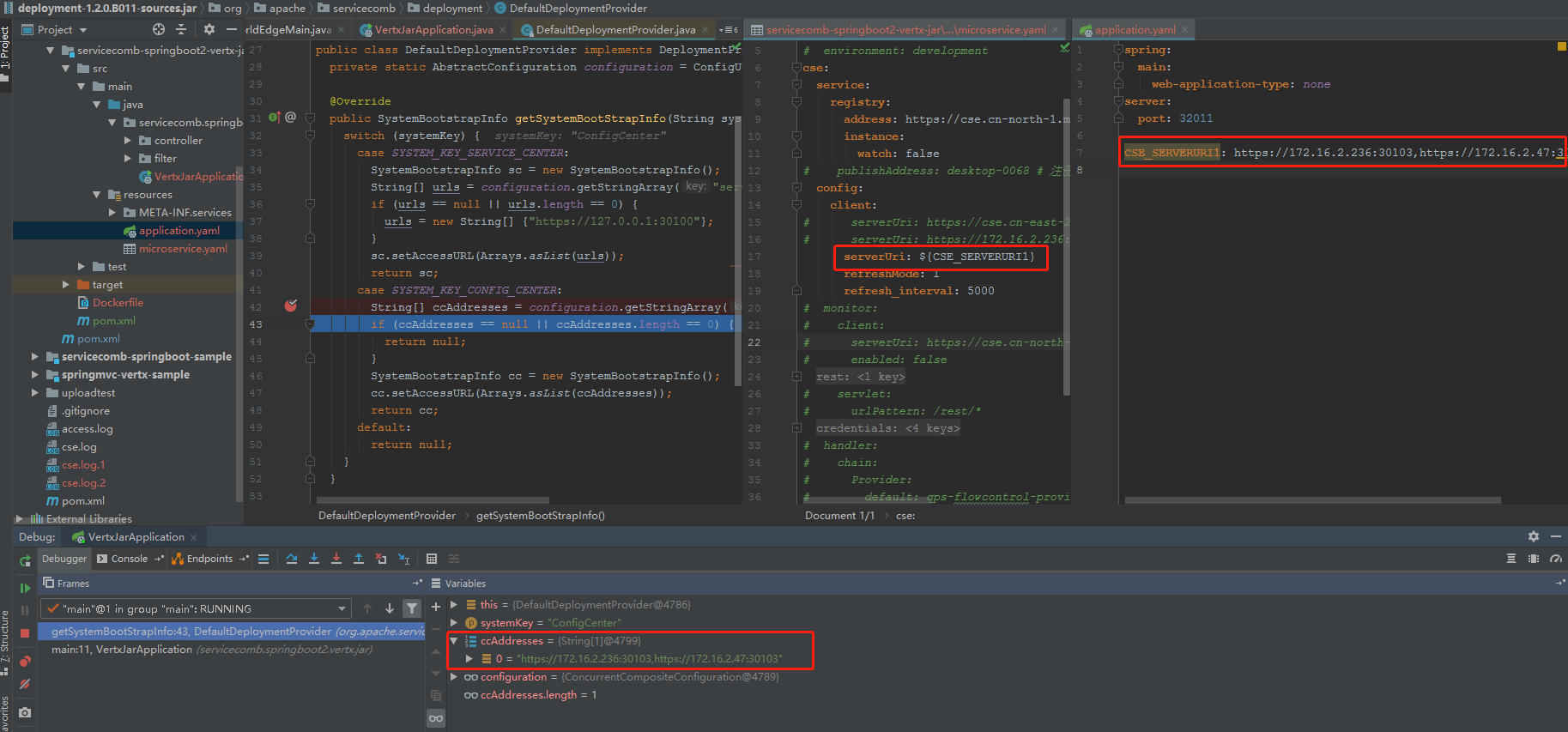 SpringBoot+CSE开发的微服务，通过配置文件获取配置有问题 · Issue #1501 · apache/servicecomb-java-chassis · GitHub
