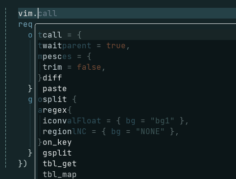 Transparent cmp completion window and transparent docs · Issue #299 ...