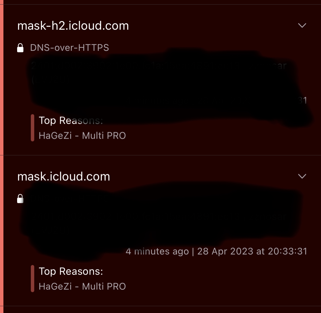 Allow icloud Private Relay · Issue #983 · hagezi/dns-blocklists · GitHub