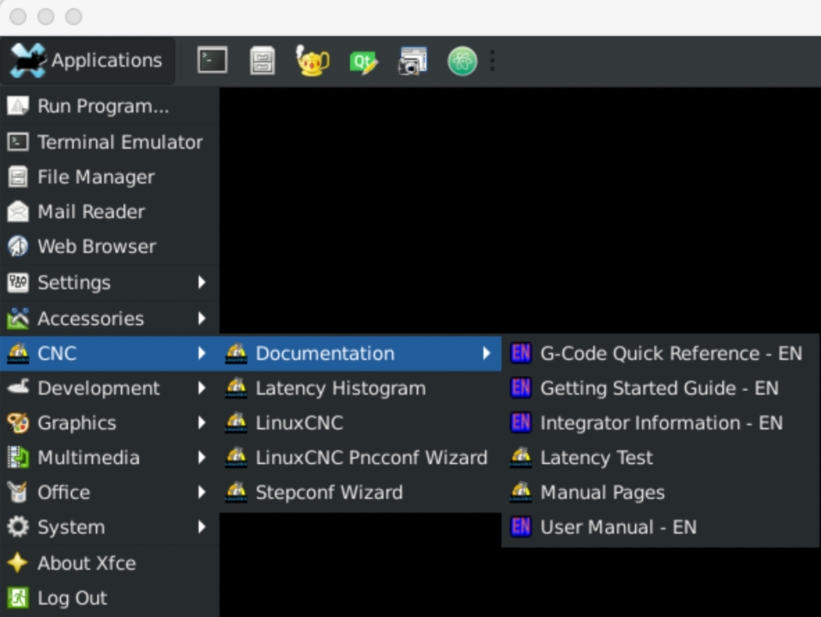 Package menu entry errors · Issue #1930 · LinuxCNC/linuxcnc · GitHub