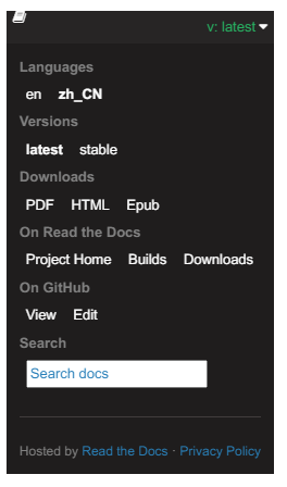 Add documentation of branch 1.x in readthedocs · Issue #776 · open-mmlab/mmtracking · GitHub