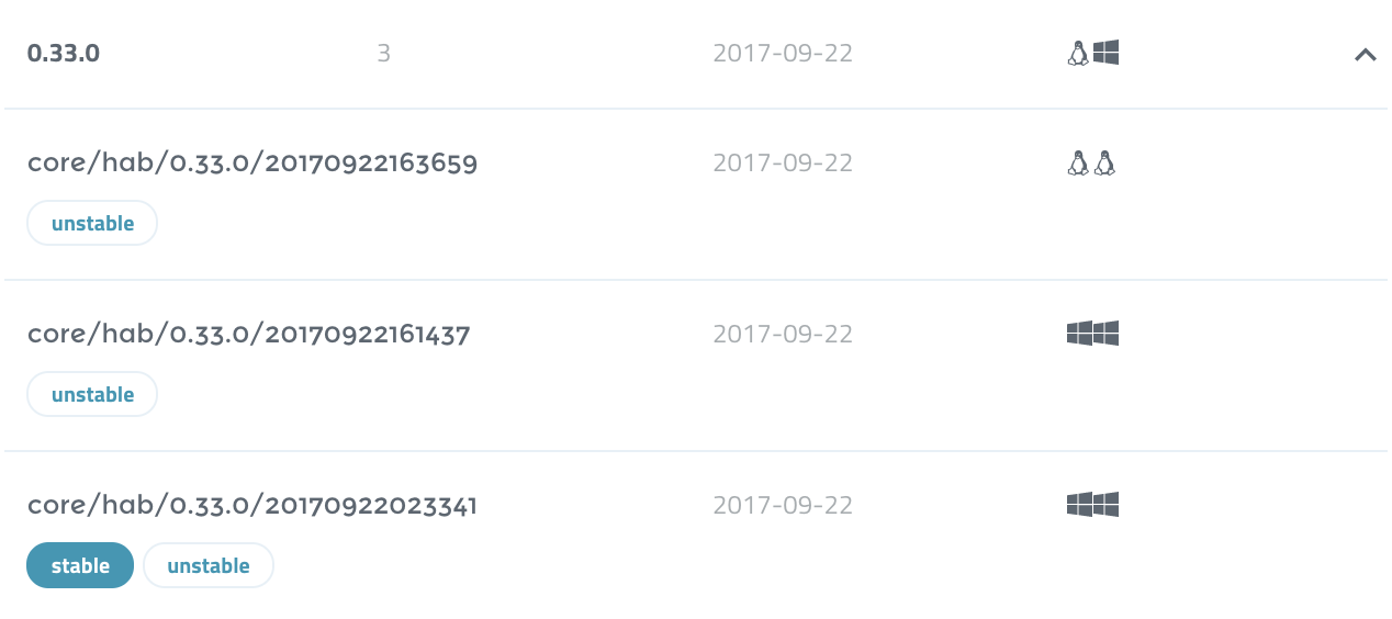 Duplicate platform icons in the Versions tab · Issue #3290 · habitat-sh/habitat · GitHub