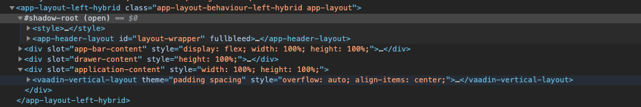 Error on the app layout when using with spring boot 2.2.1 · Issue #303 · appreciated/vaadin-app ...
