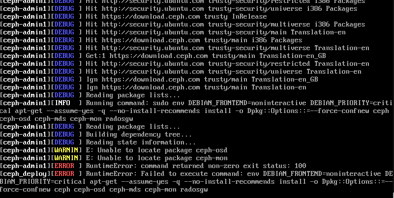 ceph-deploy install error - unable to locate package ceph-osd, ceph-mon · Issue #1938 · rook ...