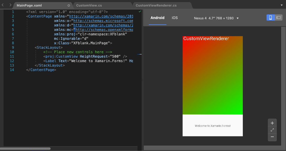 [Android] Direct painting on canvas not shown in Xamarin.Forms XAML Previewer · Issue #10364 ...