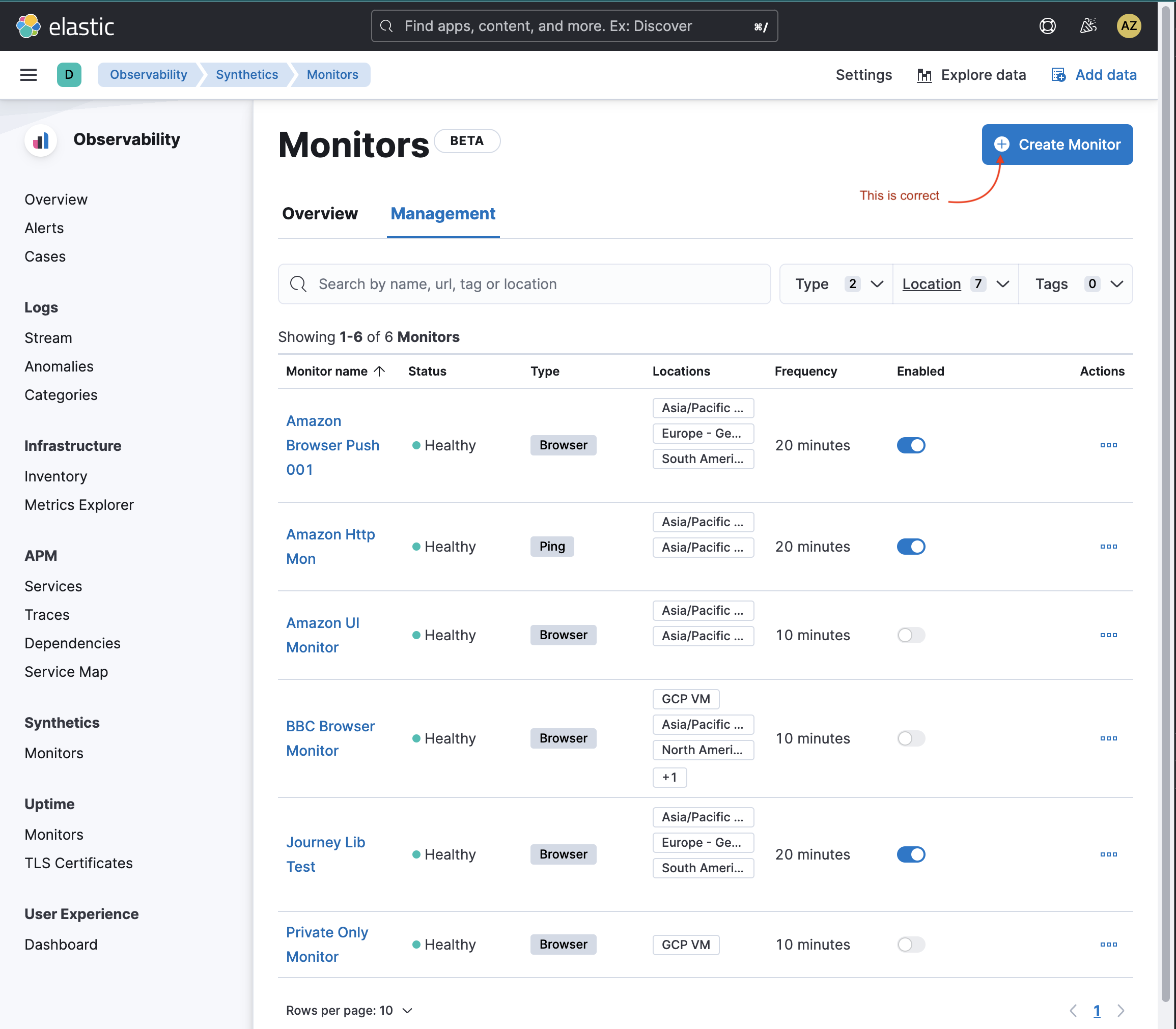 Synthetics Ui Remove Icon From Create Monitor And Update Monitor