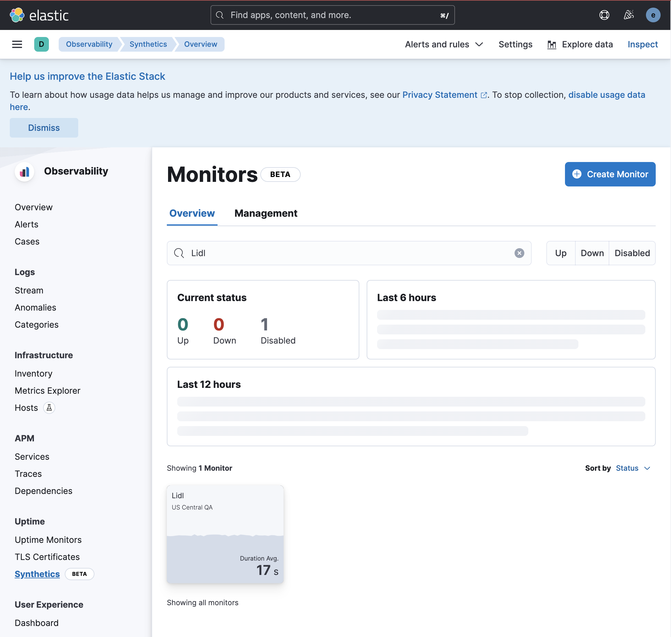 [Synthetics] Overview page charts stay in loading state · Issue #149978 ...