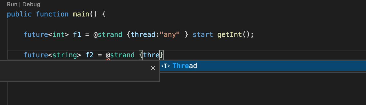 Missing completions for `strand` and `thread` · Issue #33757 · ballerina-platform/ballerina-lang ...
