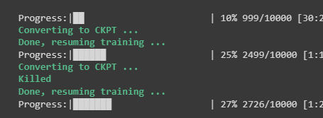 Script stops saving after 1000 , Killed · Issue #961 · TheLastBen/fast-stable-diffusion · GitHub