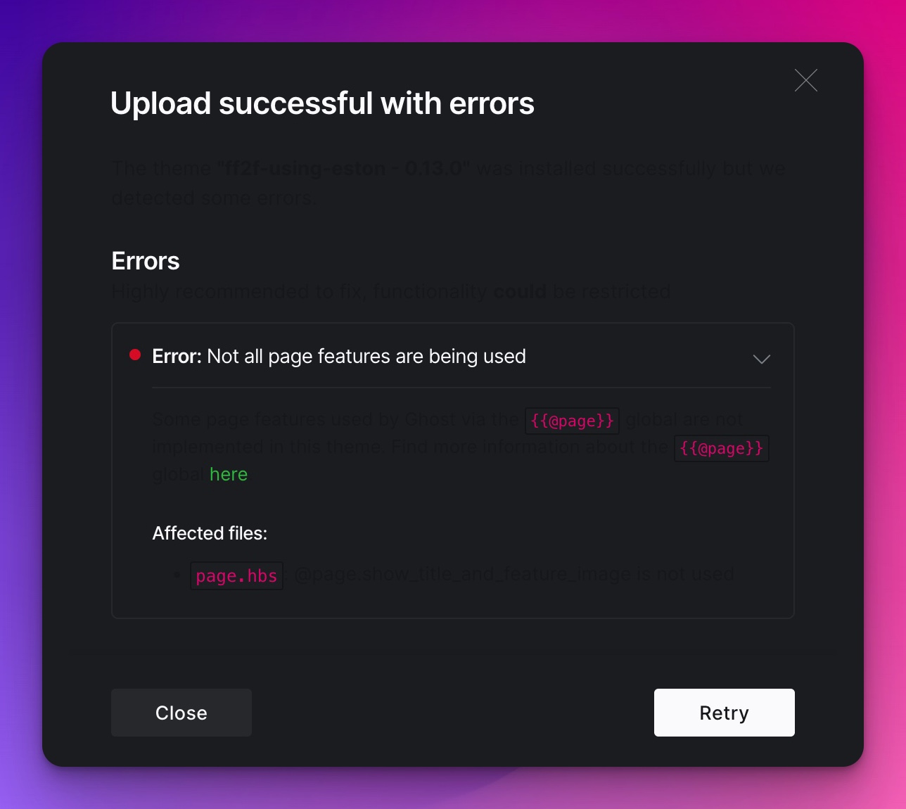 Regular text in dark mode modals have the wrong shade · Issue #18320 · TryGhost/Ghost · GitHub
