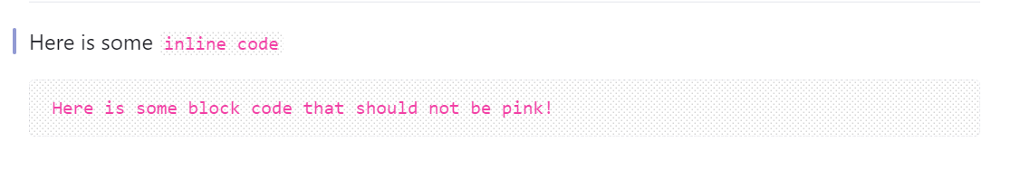 Code blocks render in pink in reader mode · Issue #59 · Akifyss ...