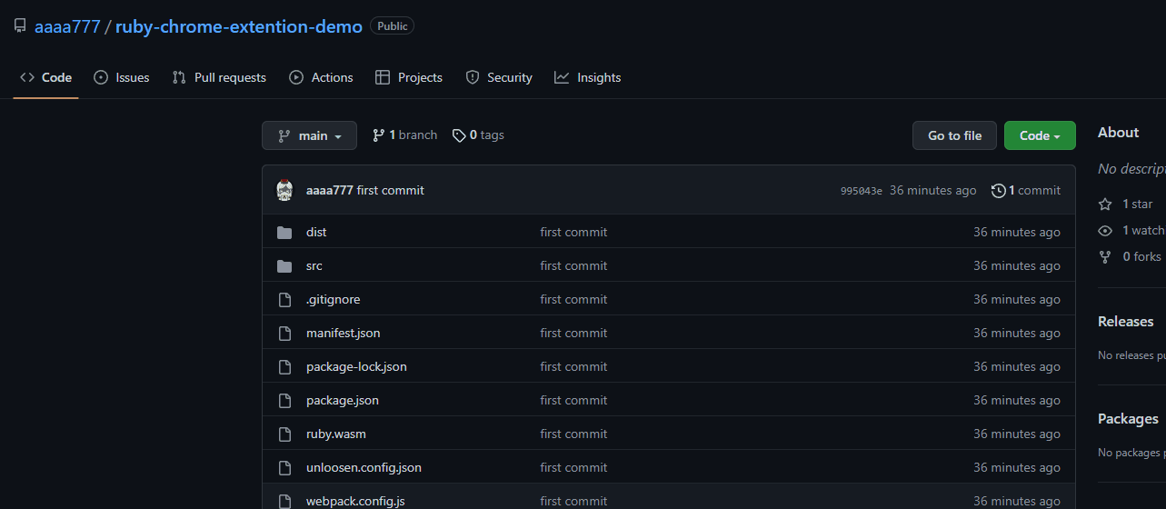GitHub - aaaa777/ruby-chrome-extention-demo