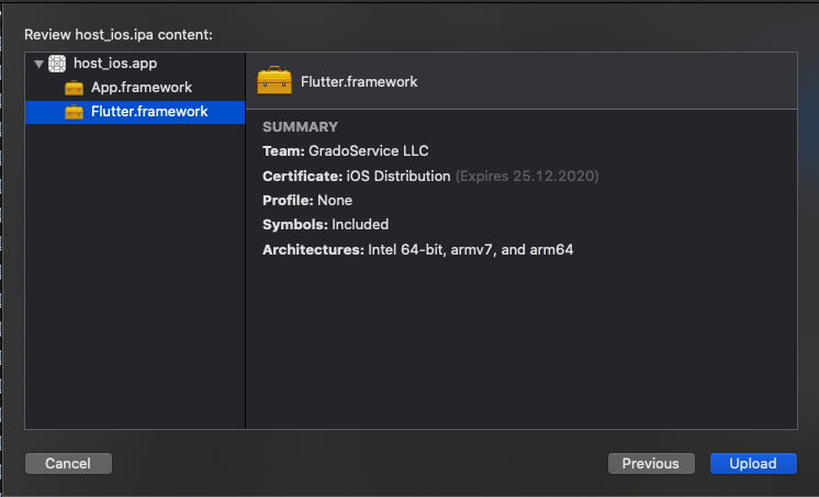 Add2app [option B] Product Can T Be Uploaded To Appstoreconnect · Issue 47930 · Flutter Flutter