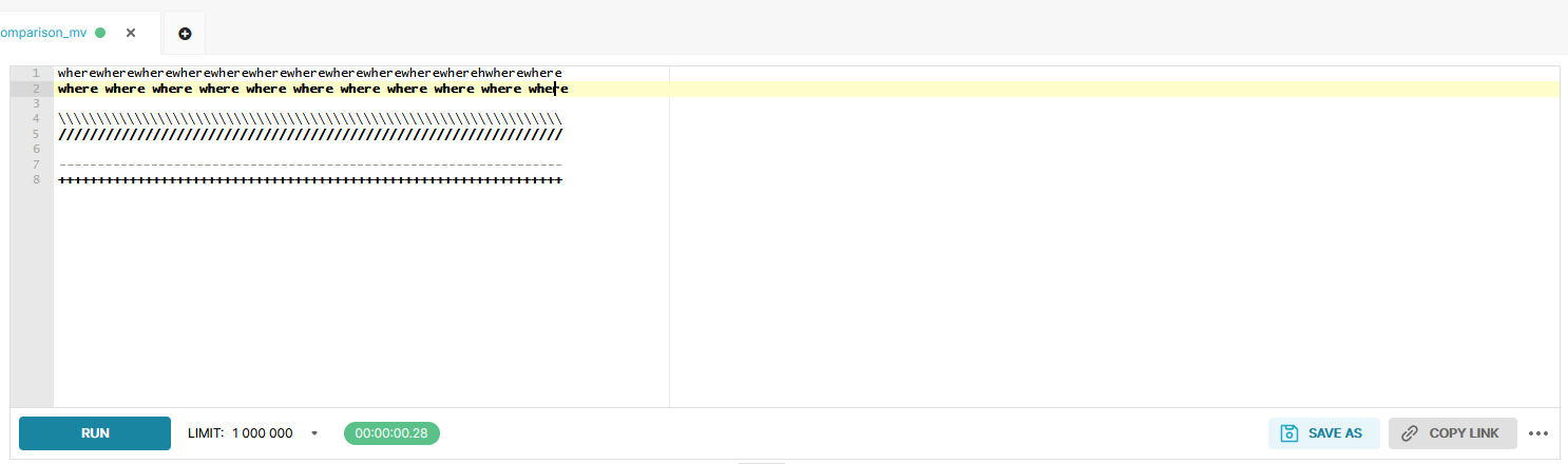 [cosmetic] [SQL Lab] typing symbols or reserved words in bold results in cursor shift · Issue ...