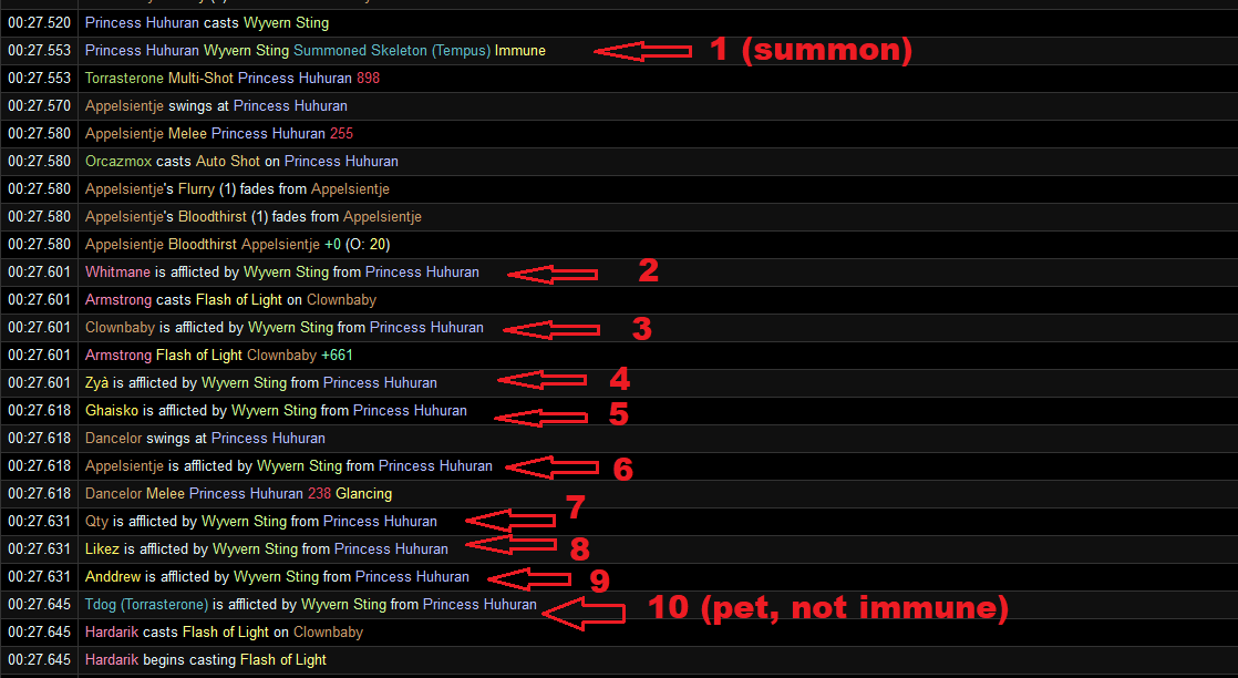 [AQ40] Princess Huhuran - Wyvern Sting · Issue #4233 · chromiecraft/chromiecraft · GitHub