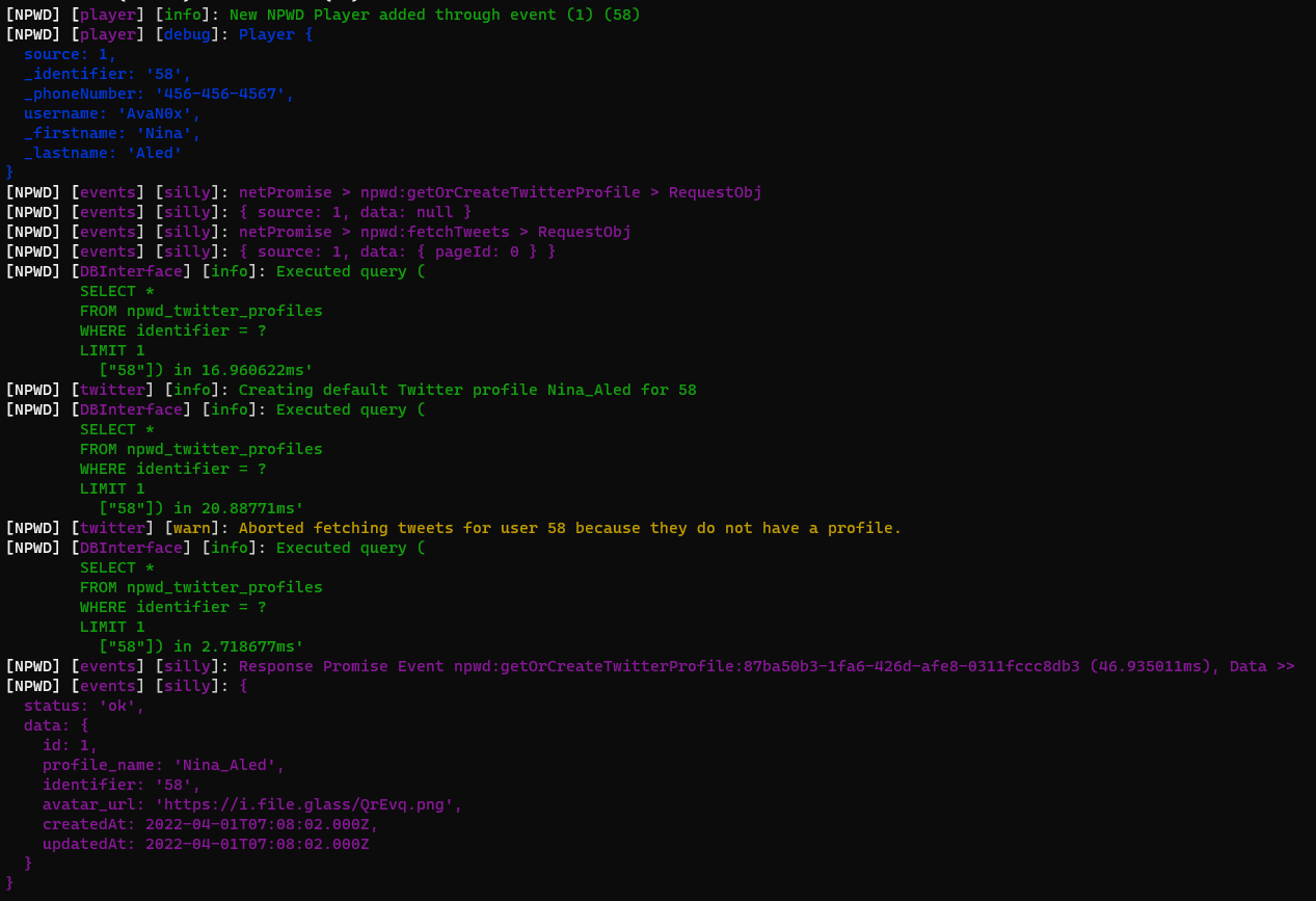 Bug: issue on first connection (twitter profile) · Issue #694 · project-error/npwd · GitHub