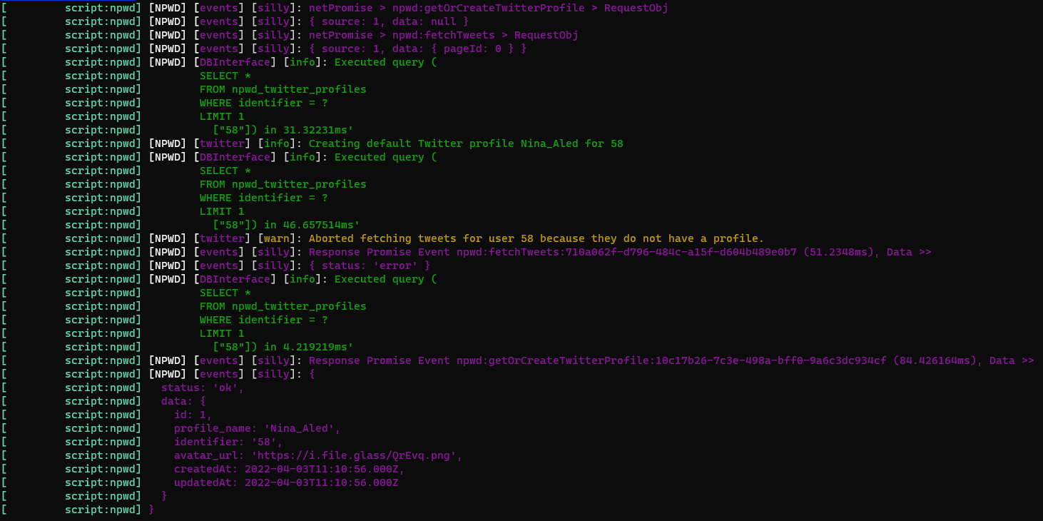 Bug: issue on first connection (twitter profile) · Issue #694 · project-error/npwd · GitHub
