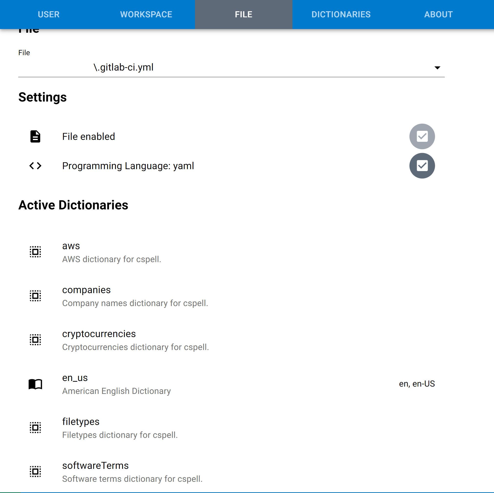 Software terms in YAML files · Issue #868 · streetsidesoftware/vscode-spell-checker · GitHub