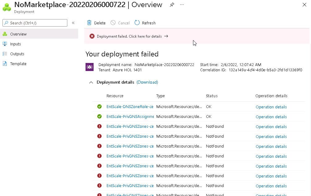 Azure Landing Zone ARM template deployment failures increasing rapidly · Issue #908 · Azure ...