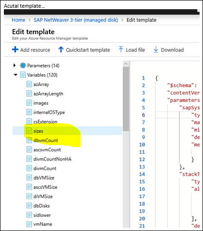 3- tier Netweaver Template one currently differs from the instructions ...