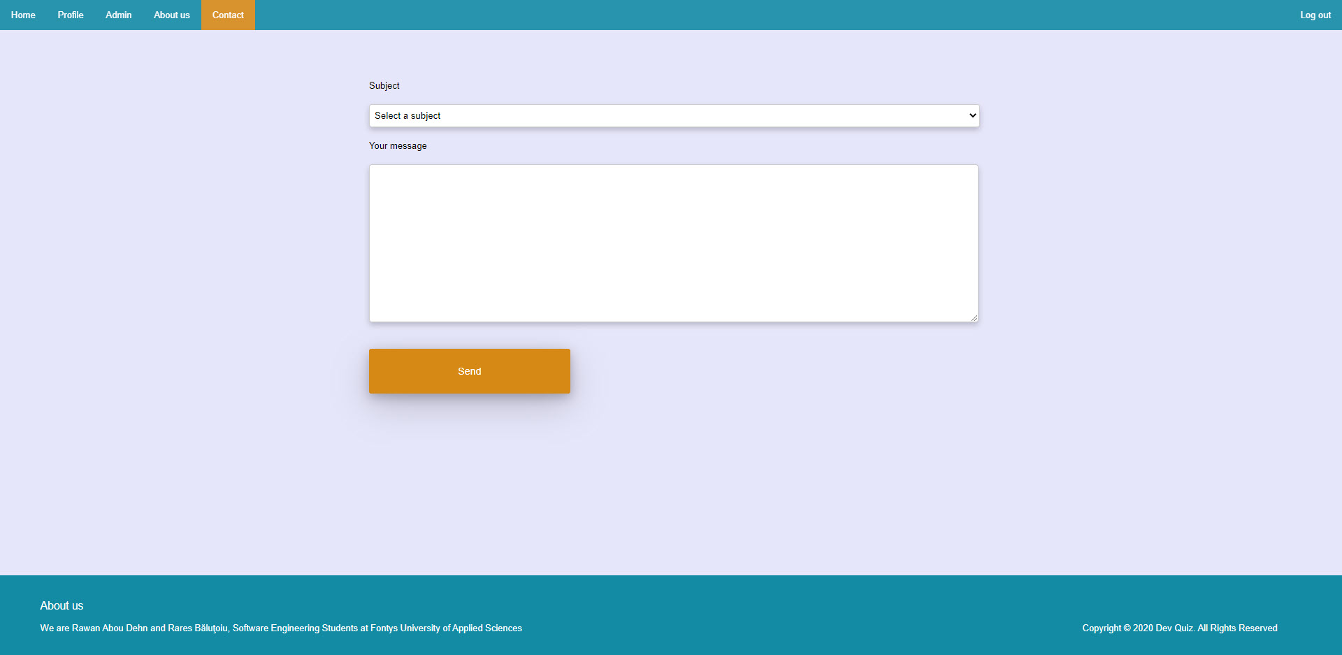 GitHub - rawan-a-d/DevQuiz: A web app which offers programming quizzes for programmers.