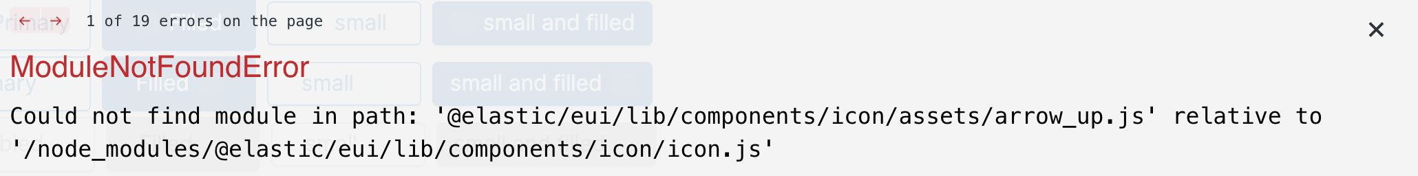 Could not find module in path in Codesandbox | Icons issue · Issue #3157 · elastic/eui · GitHub