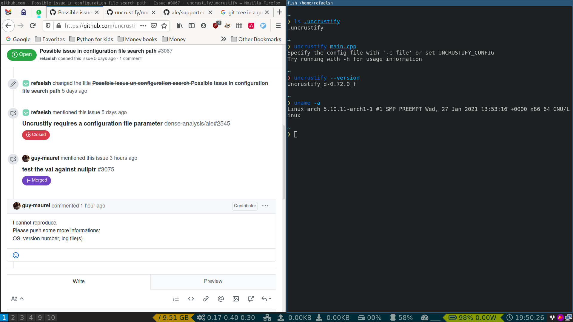 Possible issue in configuration file search path · Issue #3067 · uncrustify/uncrustify · GitHub